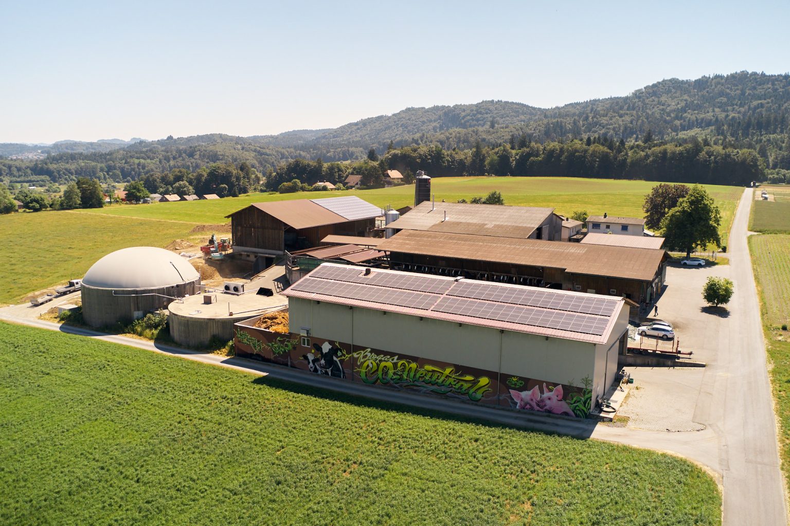 Auf Mist gebaut: So produziert Bauer Bigler grüne Energie - Elektra